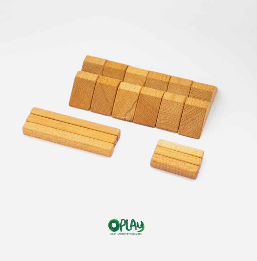 OPlay Trapezium and Sticks Set – Four Kids Toys